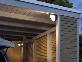 P 94518 Park + Light LED venkovní nástěnné svítidlo Ikosea vč. pohybové čidlo IP44 50x203mm 3000K 5,6W 12V antracit umělá hmota - PAULMANN