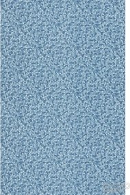 Breno Koupelnová pěnová předložka SOFTY-TEX 79917.6 mozaika, šíře 130 cm, Modrá