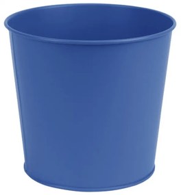 Kovový květináč 15,4cm modrá