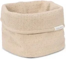 Little Dutch Košík pletený malý Pure Soft Beige