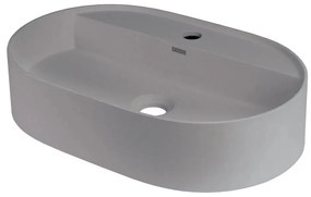 Deante CQS_SU6B -Umyvadlo na desku s otvorem SILIA 35x55cm granit/metalicky šedá CQS_SU6B