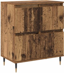 Úložná skříňka 2 ks Staré dřevo 60 x 35 x 70 cm 3394527