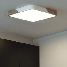 Brilagi - LED Stmívat. svítidlo PILANA LED/60W/230V dub/bílá 56x56 cm + DO