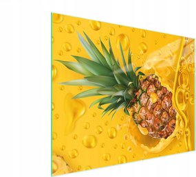 Skleněná Krájecí Deska 52x40 Ananas Tvrzené Sklo
