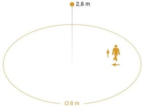Steinel 052539 - LED Stropní svítidlo se senzorem LED/9,5W/230V