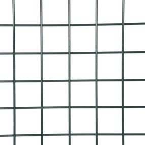 HOMCOM Ocelová zahradní brána s uzamykatelnou rukojetí a 3 klíči, blokující dveře pro venkovní patio a terasu 97x150 cm Zelená