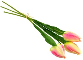 Svazek 3 ks tulipánů růžové 50 cm