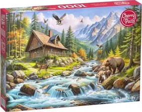 CHERRY PAZZI Puzzle Živé údolí / 1000 dílků / 70 × 50 cm
