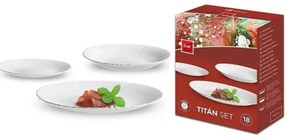 Toro 18dílná sada jídelních talířů TITAN