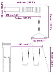 Dětské Hřiště Na Zahradu - Masivní dřevo douglasky