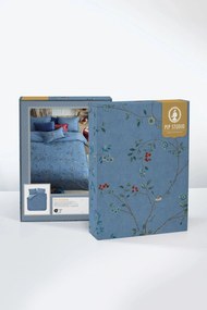 Pip Studio perkálové povlečení Desi Garden Blue - 140 x 200 +70x90, modré (Luxusní modré perkálové povlečení na jednolůžko)