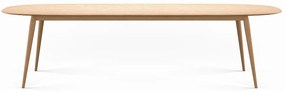 PLAYdinner Lamé, Jídelní Stůl, ve velikostech 180, 230, 280cm druh dřeva: Dub - White Oil, rozměr stolu: 280x105cm