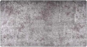 Koberec pratelný 190 x 300 cm šedý 337962