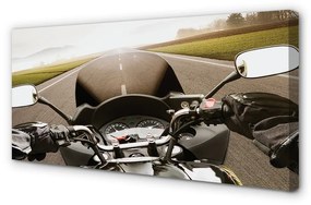 Obrazy na plátně Motocyklu silničního oblohy top 100x50 cm