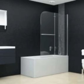 Skládací sprchový kout se 2 panely ESG 95 x 140 cm 144678
