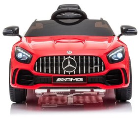 Elektrické autíčko Baby Mix Mercedes-Benz GTR-S AMG red Červená