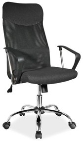 MAXIVA Kancelářská židle - Q-025, čalouněná Čalounění: černá