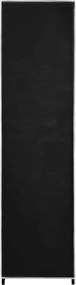 282445  Wardrobe with 4 Compartments Black 175x45x170 cm 282445