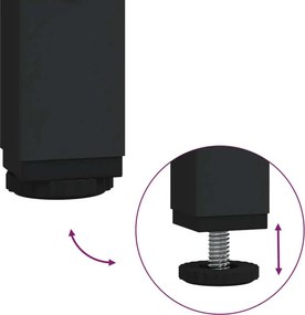 vidaXL Stojan na monitor 37 x 23 x 14 cm kompozitní dřevo [833998] Barva: kouřový dub