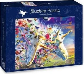 BLUEBIRD Puzzle Jednorožčí snění / 1000 dílků / od 14 let
