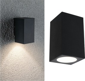 P 94711 LED venkovní nástěnné svítidlo Flame neláká hmyz IP44 hranaté 58x103mm 2200K 4W 230V 75° bílá kov - PAULMANN