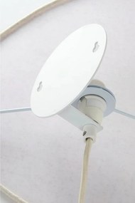 Krémové lněné nástěnné svítidlo do zásuvky Elva – Jotex