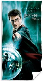 Carbotex Bavlněná froté osuška 70x140 cm - Harry Potter Pouze jeden může přežít