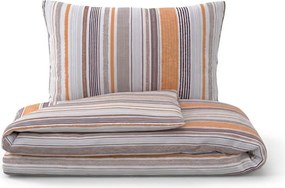 Bavlněné povlečení DELUX VENTA béžová - 1x 220/200, 2x 70/90cm