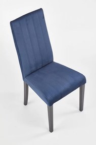 Jídelní židle Marty 2 černá/tmavě modrá
