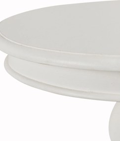 Stůl Lara o průměru 50 cm bílý