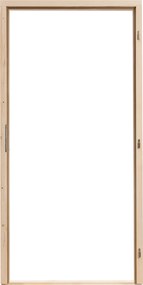 Hrdinka Obložkové zárubně 60 - 90 cm s těsněním – Šířka: 70, Orientace: prava, Šířka ostění: 17-cm