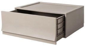 Modulární úložný box Wave Wood bez koleček 54,6 x 43,4 x 22 cm, široký - 1 šuplík