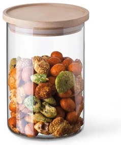 SIMAX NÁDOBA S DŘEVĚNÝM VÍKEM 800 ML