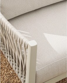 Béžový/krémový zahradní lounge set z masivu akácie pro 5 osob Aleria – Kave Home