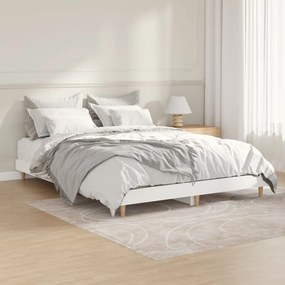 vidaXL Rám postele 135 x 190 cm kompozitní dřevo [832079] Barva: Bílá