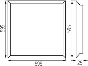 LED panel Kanlux BLINGO U24W 4000 60NW 37179