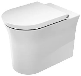 Duravit White Tulip - Stojící WC, zadní odpad, Rimless, bílá 2001090000