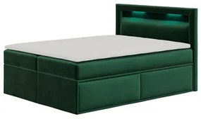 Čalouněná postel PRADA rozměr 120x200 cm Zelená