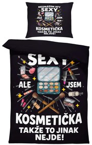 Povlečení Sexy kosmetička (Rozměr : 1x140/220 + 1x90/70)