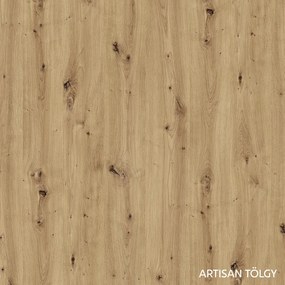 Horní skříňka, dub artisan/šedý mat, LANGEN G60N