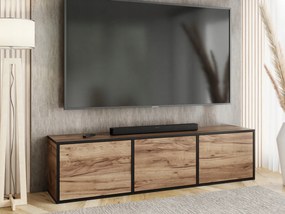 TV skříňka EDI 3 dub Craft zlatý uzavřená TV skříňka s policí