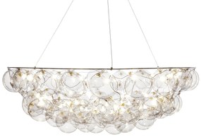 LED závěsné světlo Puff Buff HALF SUPERSTAR 12W D100x40cm, lanko 150cm