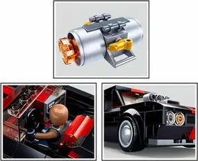 Sluban Model Bricks M38-B1085 Pouliční závodní auto 2v1 / LEGO - kompa