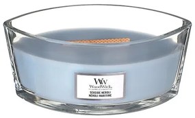 Svíčka oválná váza  WoodWick  454g - Svěží vánek na břehu oceánu