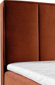 Boxspring postel RITA, 200x160, oranžová (pretty 9)