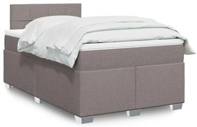 Box spring postel s matrací taupe 120x190 cm textil 3285831