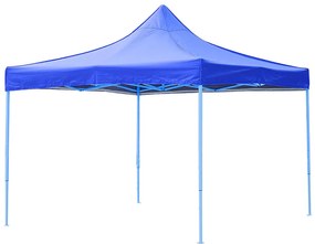 Skládací zahradní pavilon - různé typy - 2,9x2,9m - modrá - pavilon