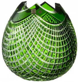 Váza Quadrus, barva zelená, výška 250 mm