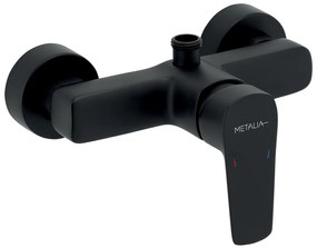 Novaservis Metalia 58, sprchová baterie bez příslušenství s horním vývodem 150 mm, černá, 58062/1-5