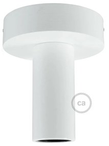 creative cables Fermaluce monochrome, lakované dřevěné bodové svítidlo na stěnu nebo strop 14,2 cm Barva: Bílá